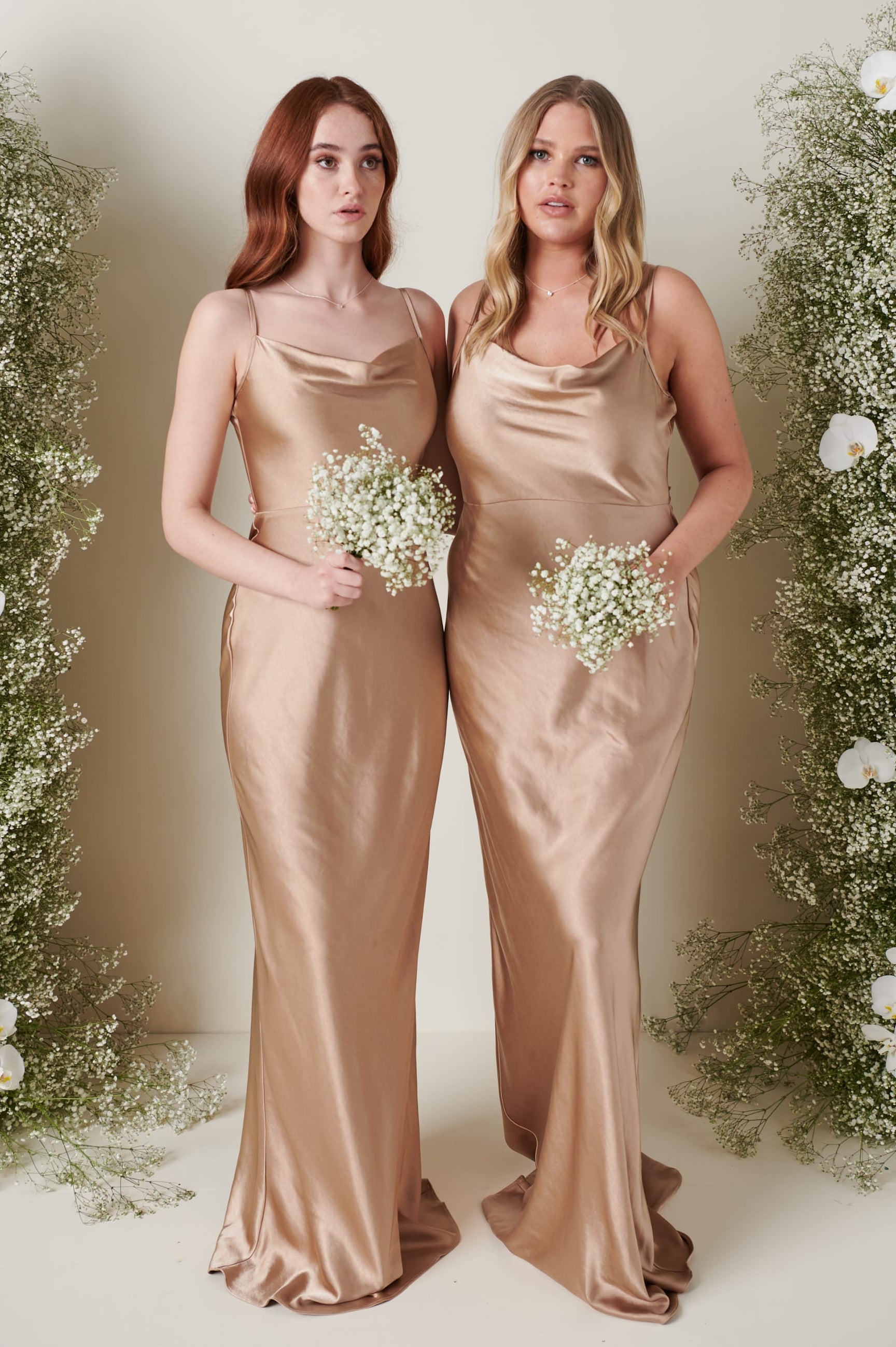 Keisha Maxi Bridesmaid Dress - Matte Mocha – Pretty Lavish