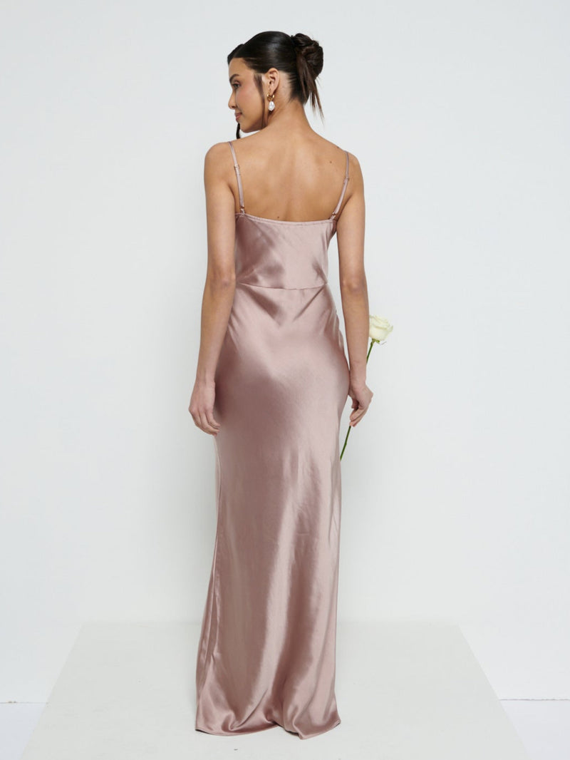Keisha Maxi Bridesmaid Dress - Amethyst – Pretty Lavish