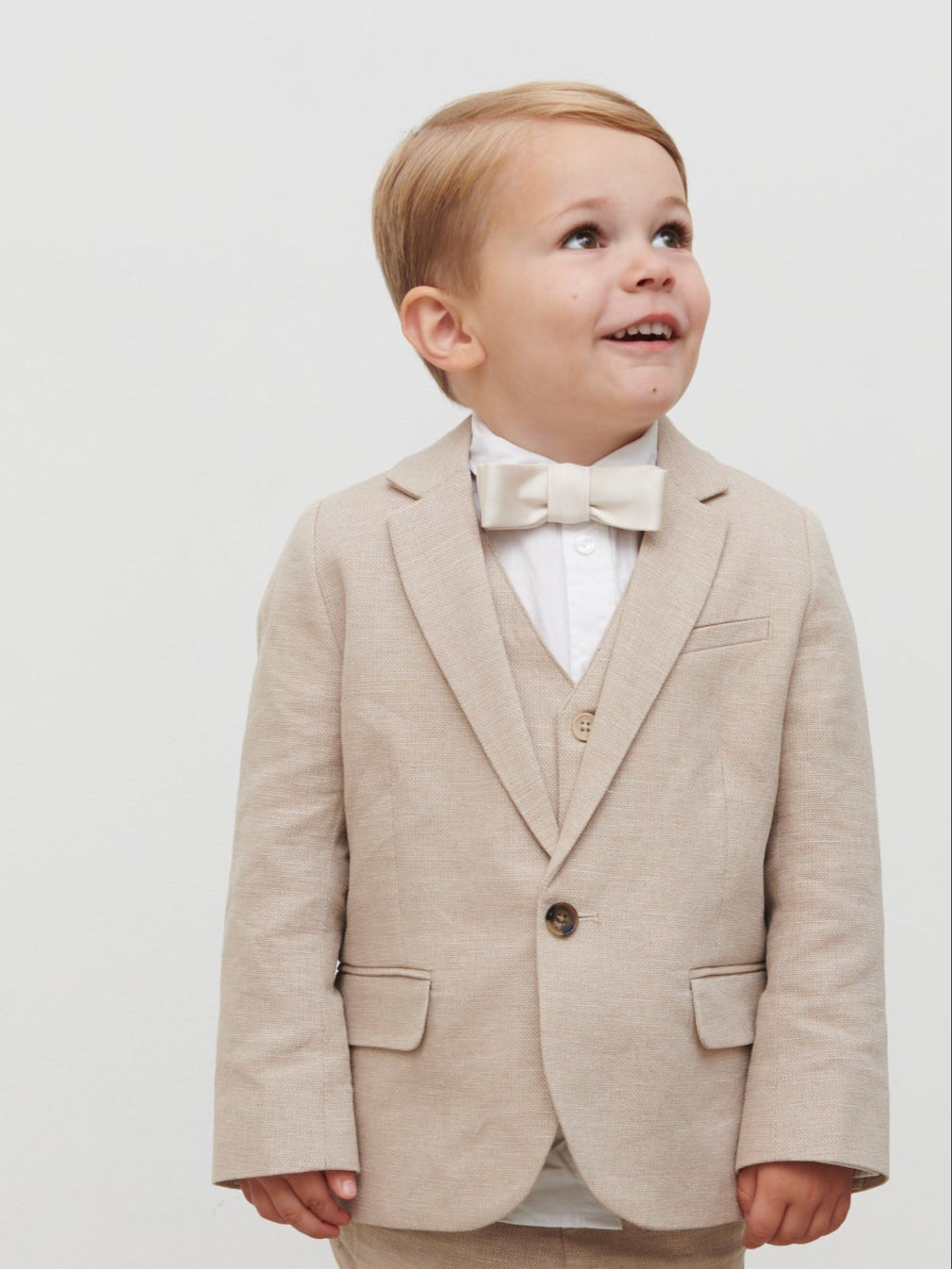 Satin Children's Bow Tie - Champagne – Pretty Lavish
