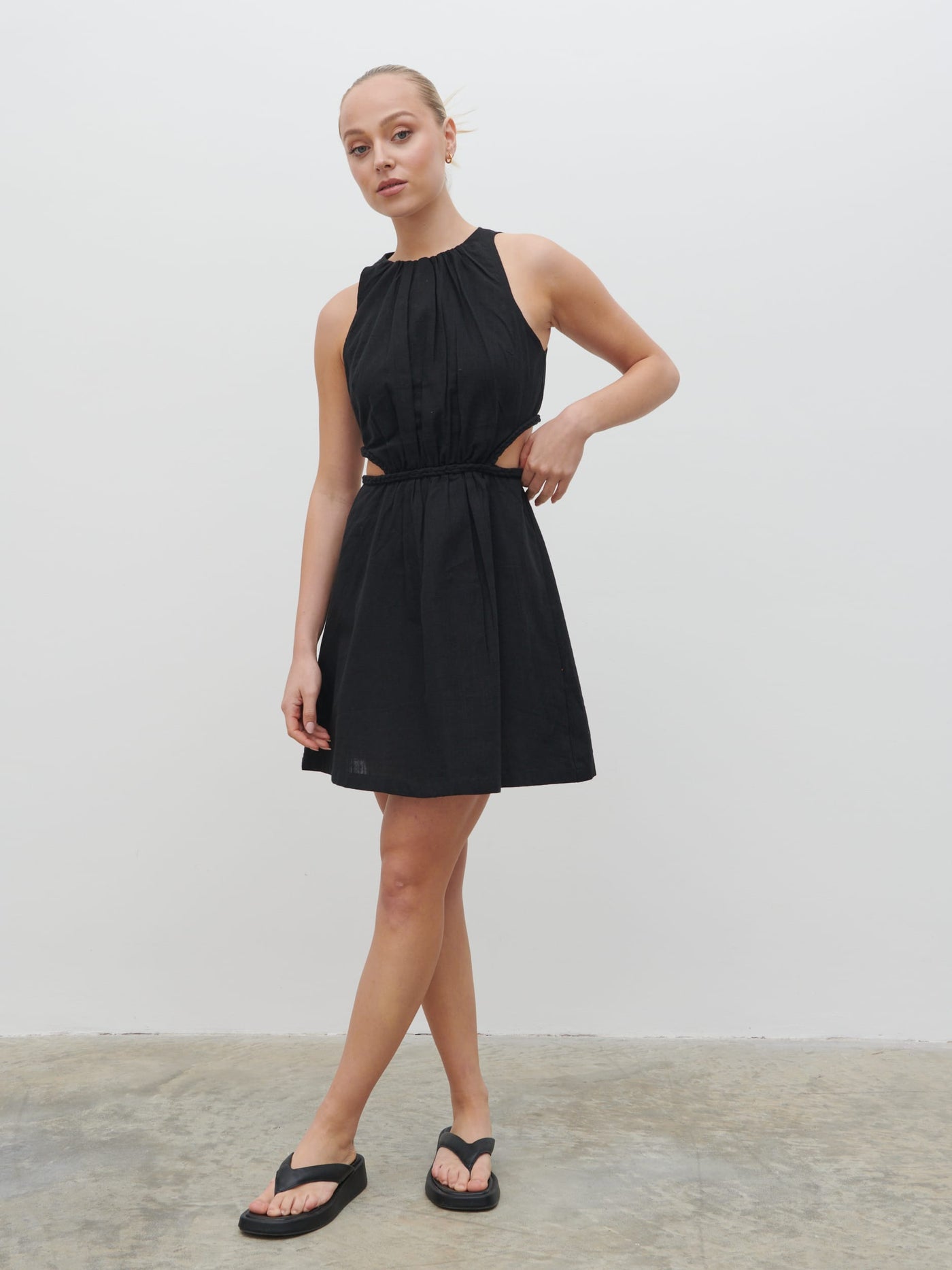 Melody Cut Out Mini Dress - Black – Pretty Lavish